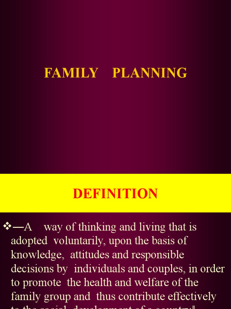 Family Planning | PDF | Combined Oral Contraceptive Pill | Birth Control