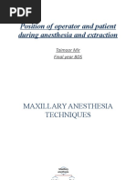 Positions For Extraction | PDF | Dentistry | Chair