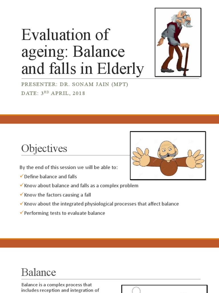 Balance and Falls in Elderly | PDF | Balance (Ability) | Vestibular System