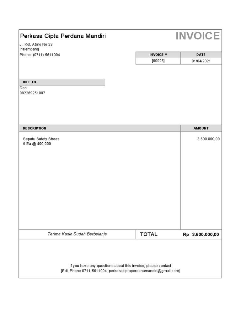 Basic Invoice | PDF