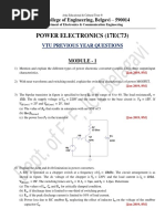 Basic Electronics - Question Bank PDF | PDF | Rectifier | Operational Amplifier
