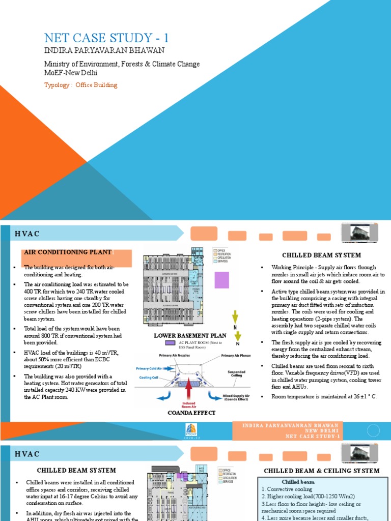 Net Case Study - 1: Indira Paryavaran Bhawan | PDF | Air Conditioning | Heat Exchanger