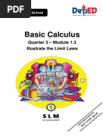 Basic Calculus Module 1 | PDF | Function (Mathematics) | Variable ...