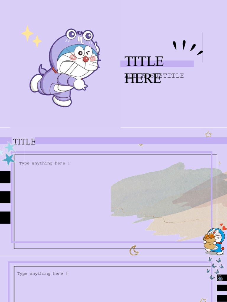 Doraemon Template PP BT @icebearrawrr | PDF