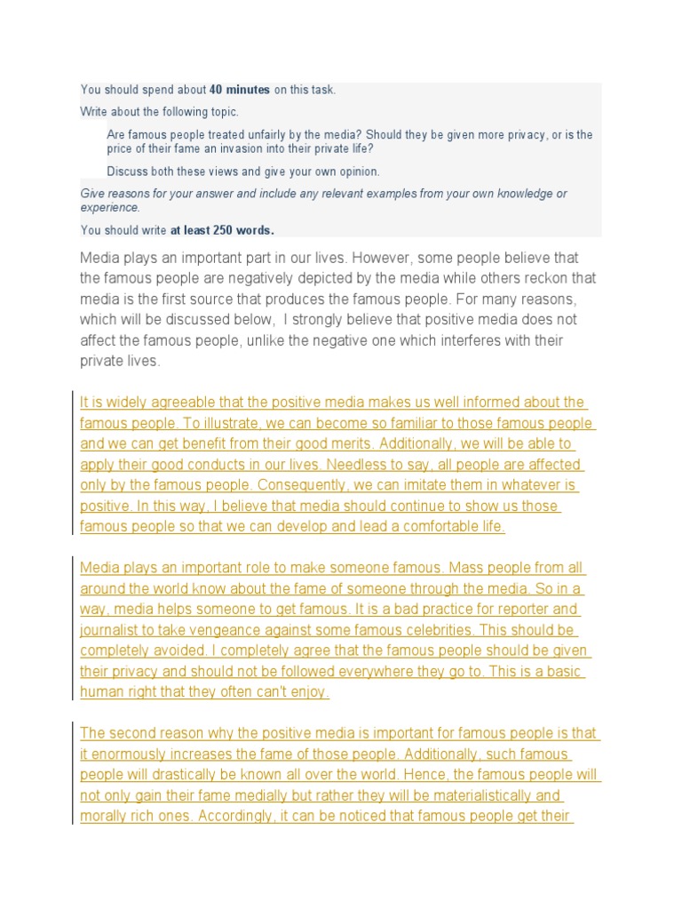 Give Reasons For Your Answer and Include Any Relevant Examples From ...