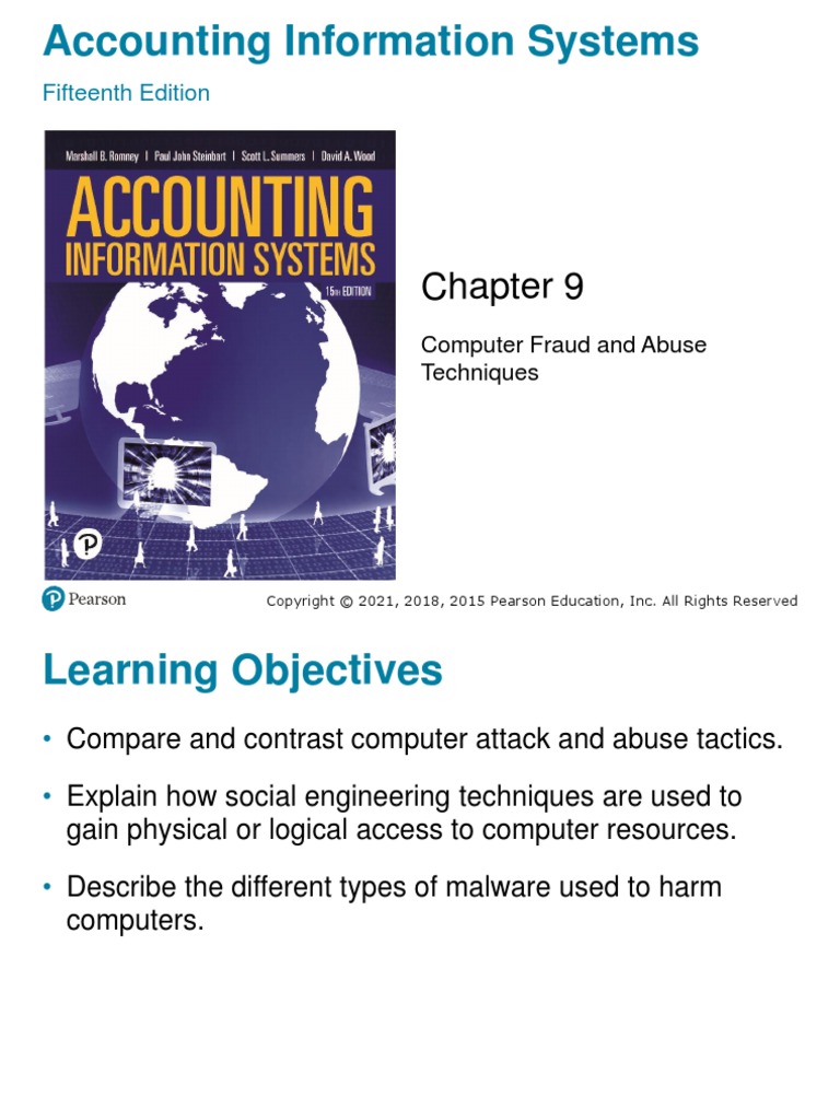 Accounting Information Systems: Fifteenth Edition | PDF | Social Engineering (Security) | Malware