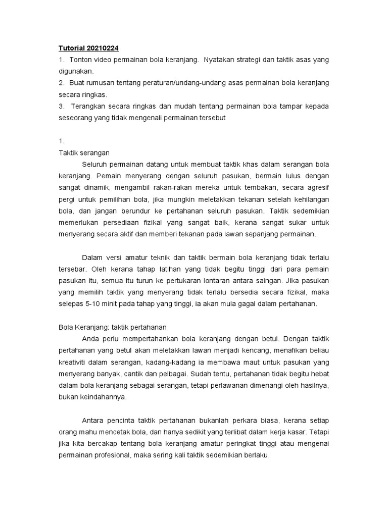 Tugasan Minggu 6 | PDF