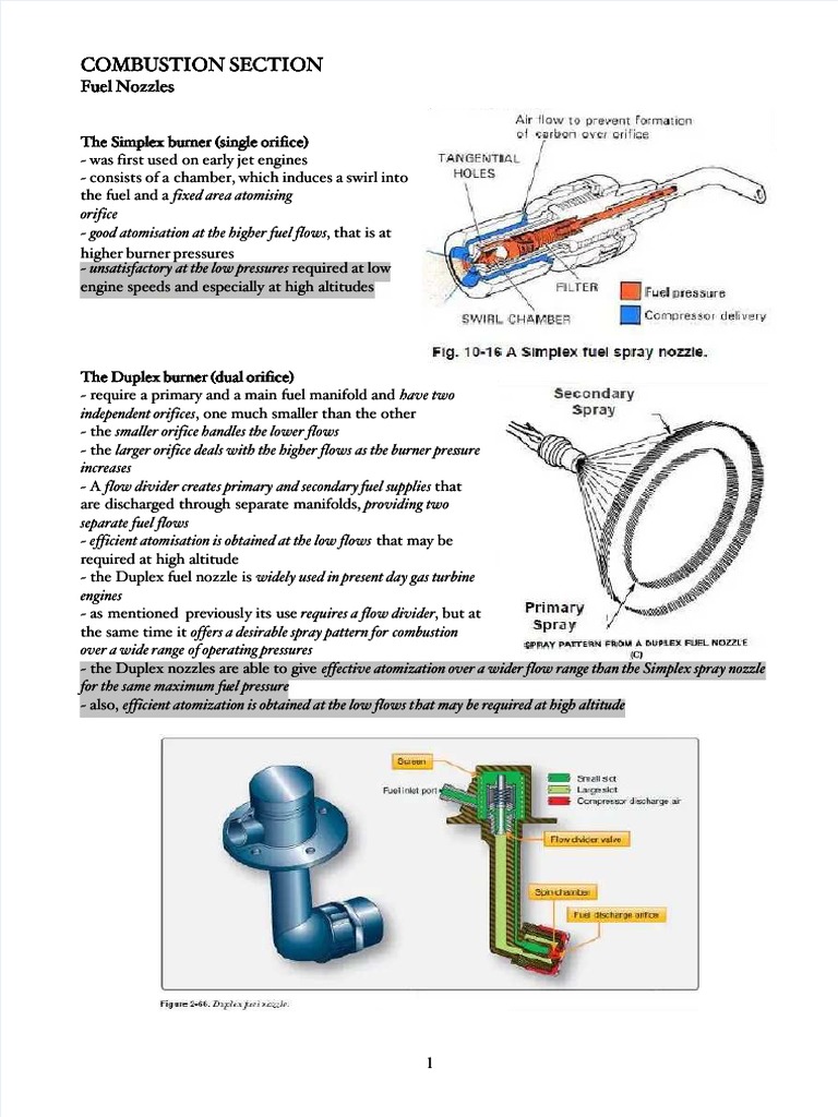 Duplex vs. Simplex Fuel Nozzles | PDF | Nozzle | Vehicle Parts