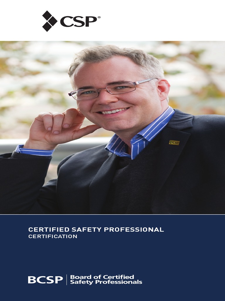Certified Safety Professional Certificat | Download Free PDF | Certification | Credential