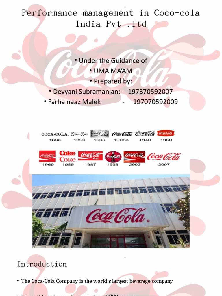 Coca Cola | PDF | The Coca Cola Company | Performance Appraisal