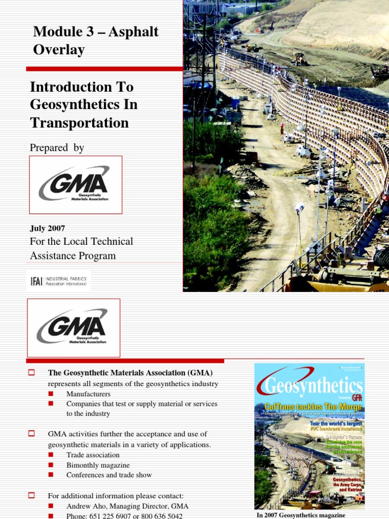 Ltap Training Module 3 Asphalt Overlay - Compressed | PDF | Nonwoven ...