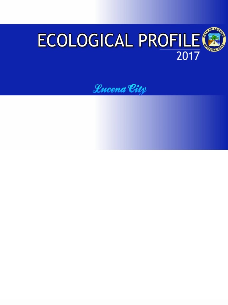 2017 Ecological Profile | PDF | Loam | Soil