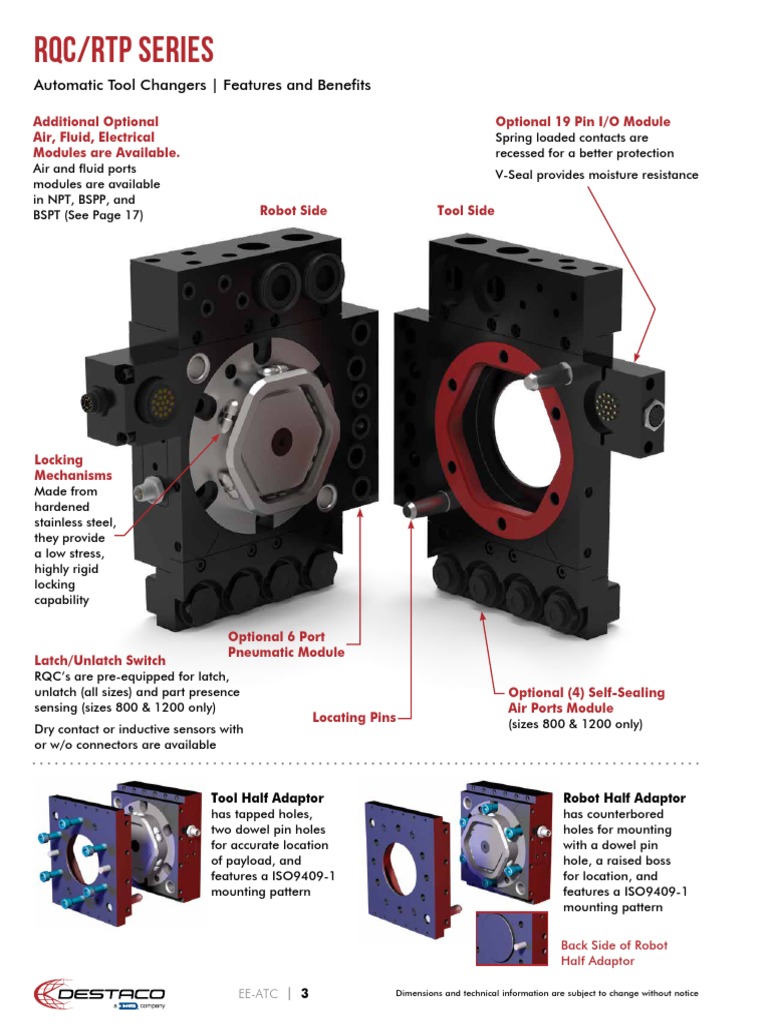 Automatic Tool Changers Overview | PDF | Machines | Equipment