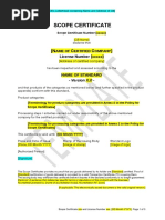 GRS 205 V2.1 Template For Transaction Certificate GRS | PDF | Invoice ...