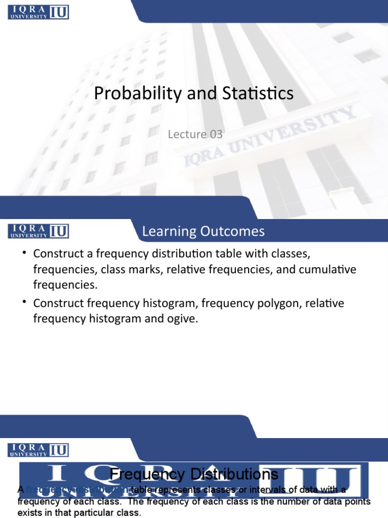 Probability and Statistics | Download Free PDF | Probability ...