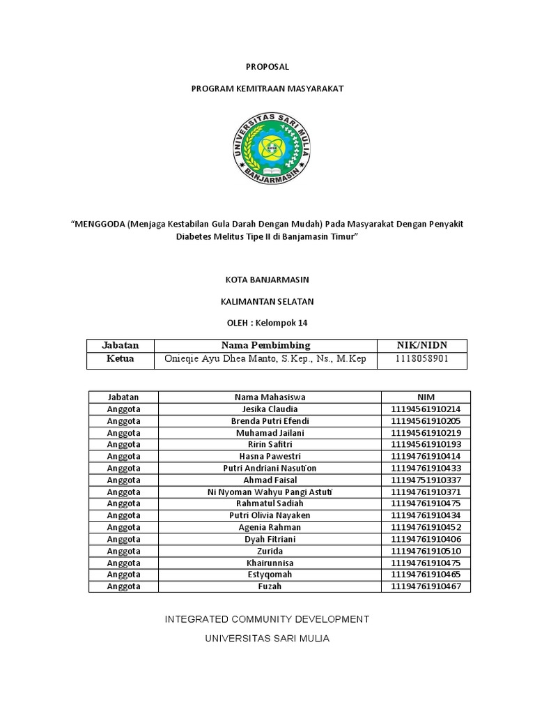Proposal Icd-Ipe Ii | PDF