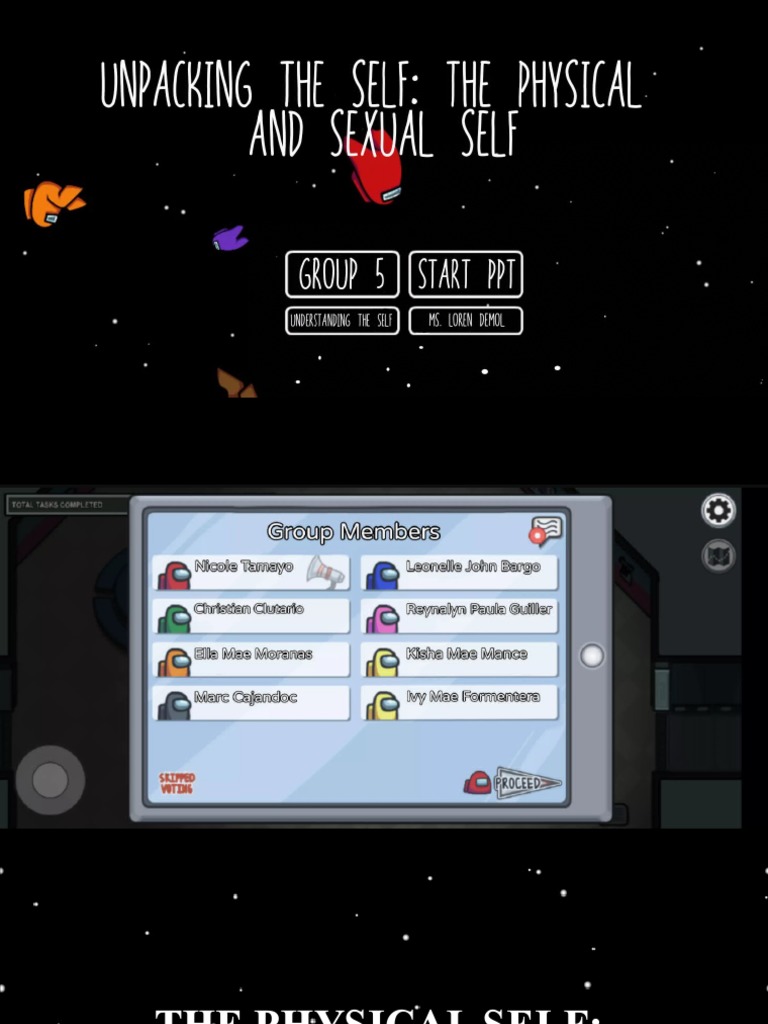 Lesson 2.1 2 Unpacking The Self The Physical Self Sexual Self. | PDF ...