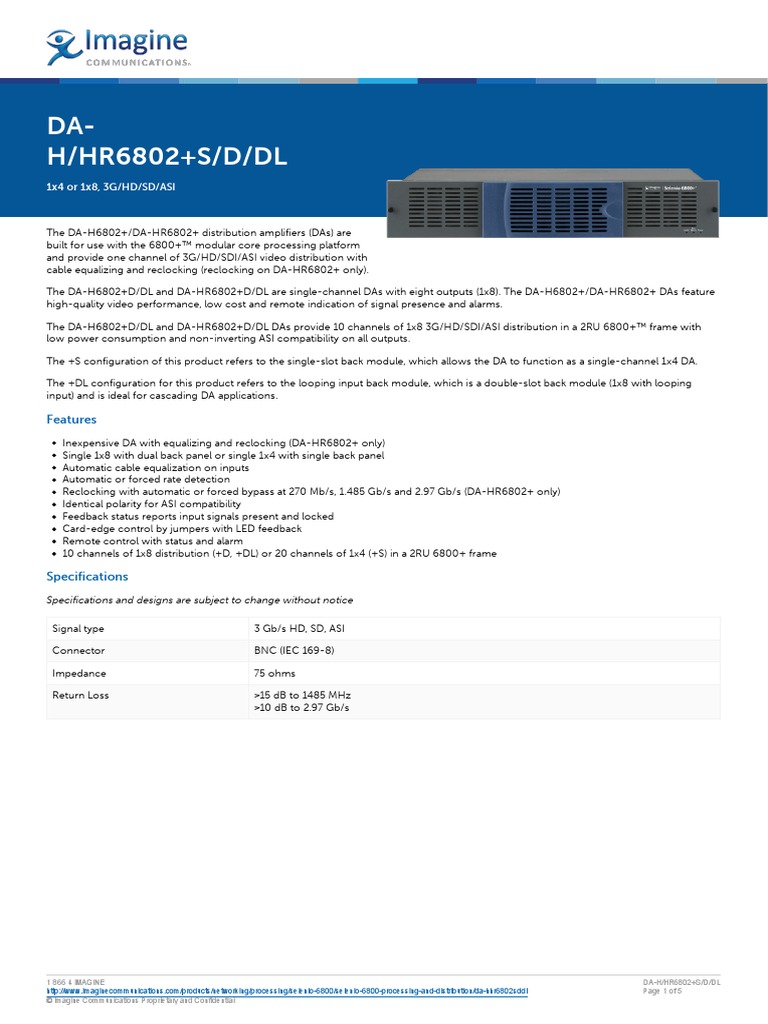 Imagine Selenio 6800 Processing and 33 | PDF | Telecommunications ...