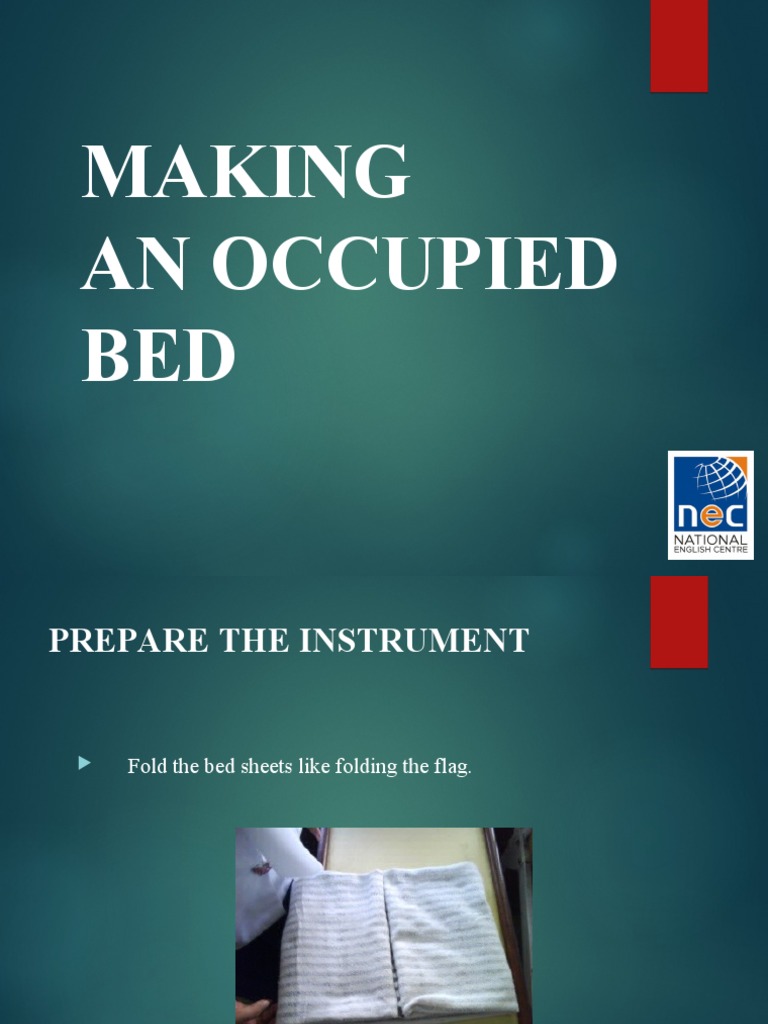 How to Make an Occupied Bed Safely | PDF