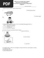 English SBA Template (Final Draft) | PDF | Rubric (Academic) | Fluency