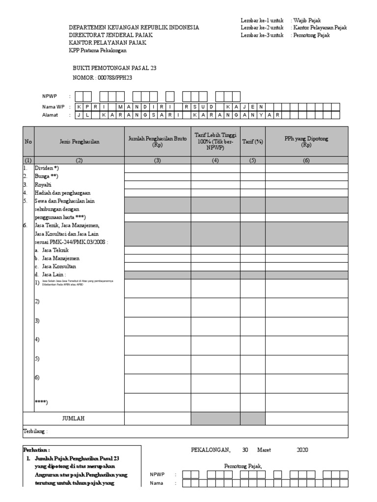 Pph 23 Pdf