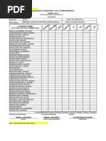 Quarterly Report On Assessment Template | PDF