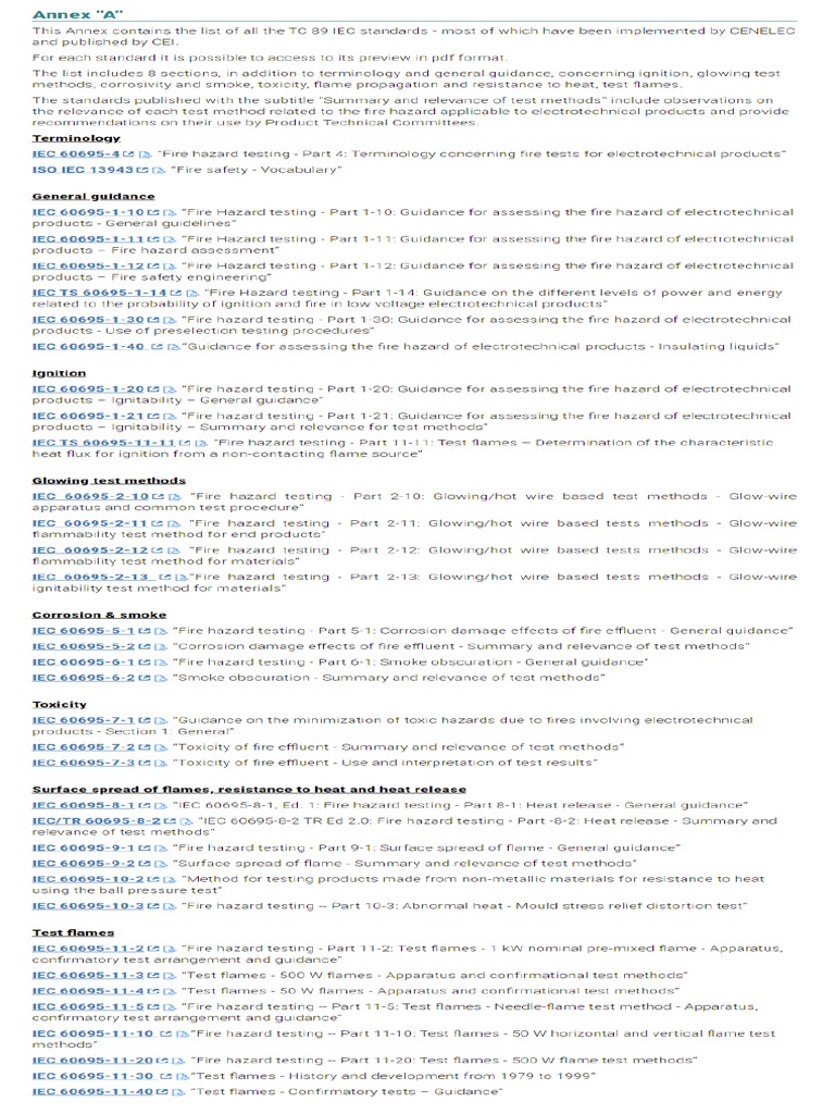 Relevant Standards | PDF