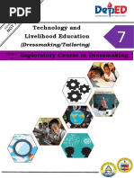 TLE7 HE Dressmaking Q1 Mod2 Identifying-Sewing-Tools-And-Equipment v3 | PDF | Scissors | Sewing