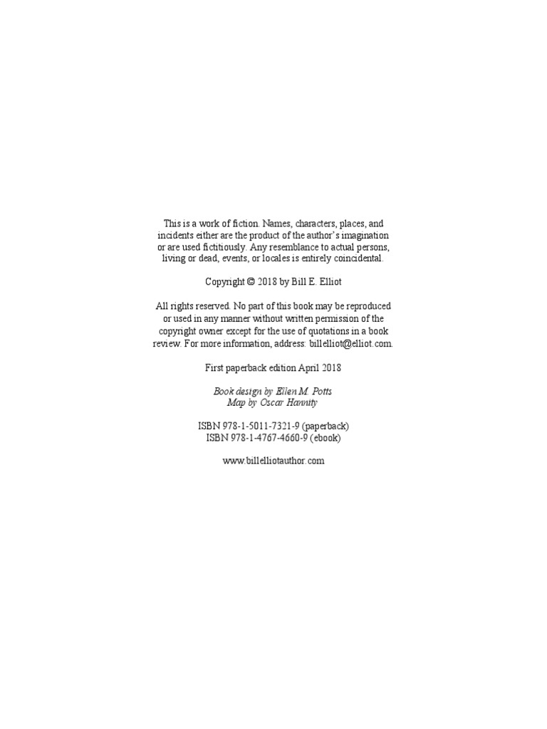 Extended Copyright Page Template REEDSY | PDF