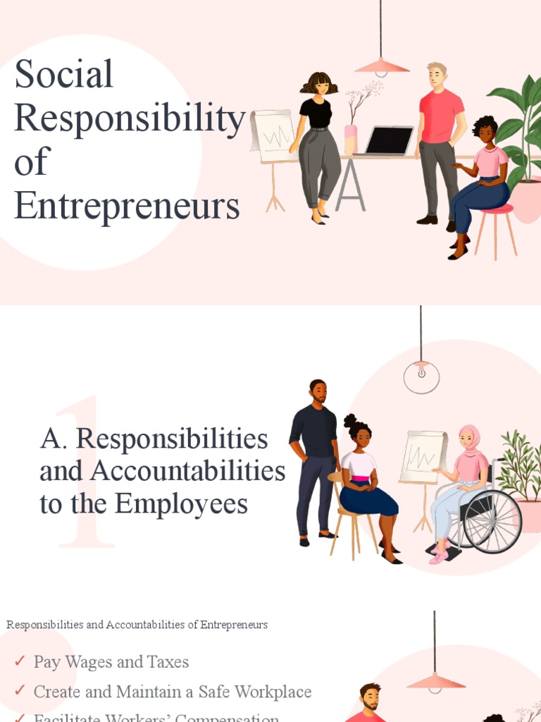 Social Responsibility of Entrepreneurs | PDF | Corporate Social ...