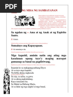 Angelus (Tagalog) | PDF