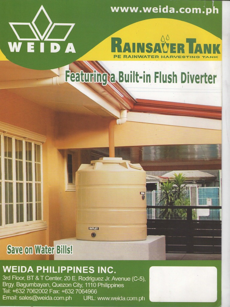 Rainsaver Tank (RST7) | PDF