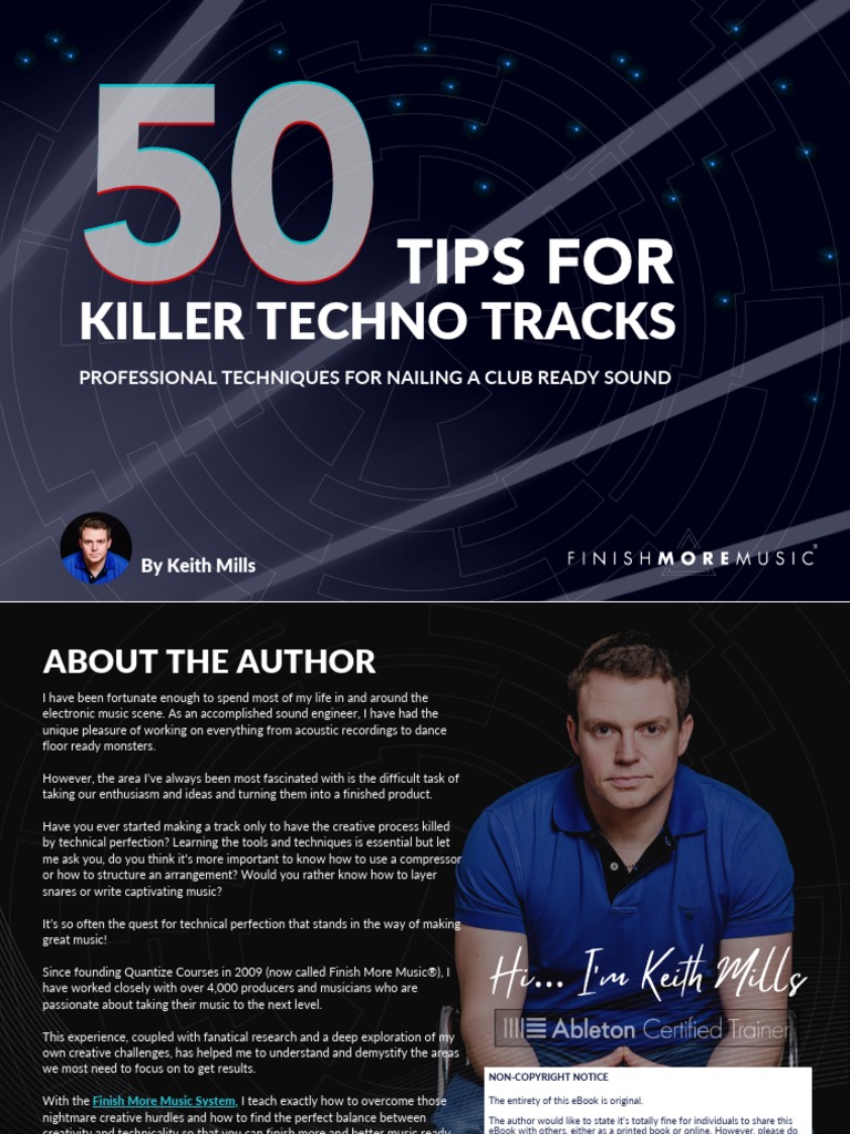Killer Techno Tracks: Tips For | PDF | Synthesizer | Drum