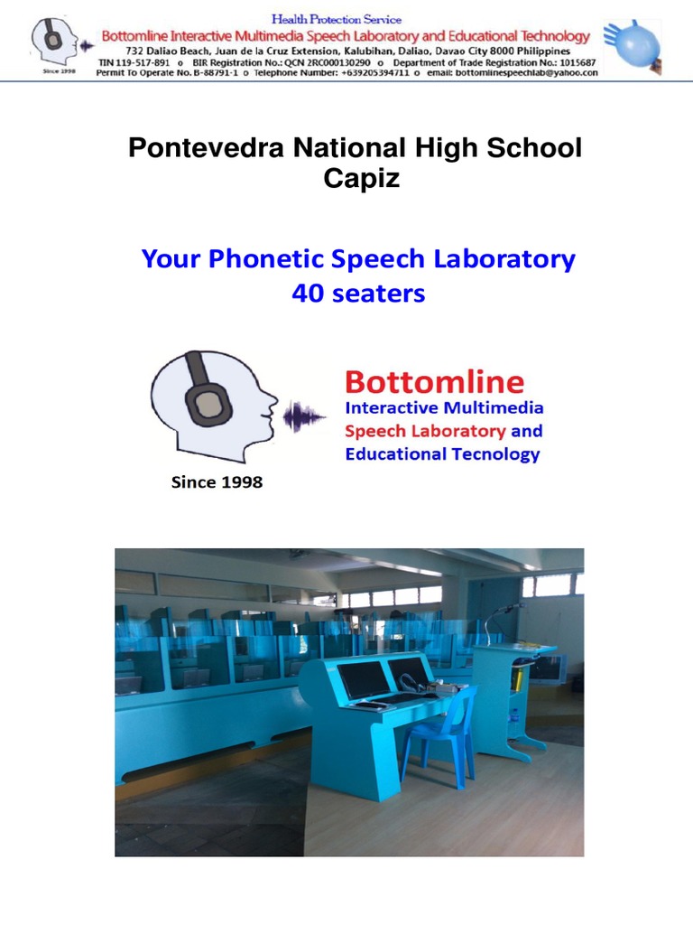 40 Seaters Phonetic Speech Laboratory | PDF | Headphones | Test ...