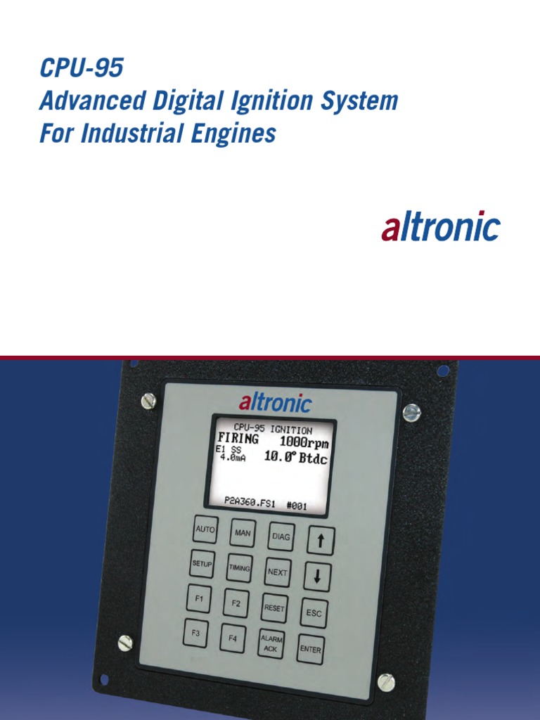 CPU-95 Advanced Digital Ignition System For Industrial Engines | PDF ...