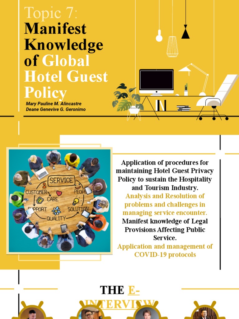 Global Hotel Guest Policy | PDF | Privacy Policy | Privacy