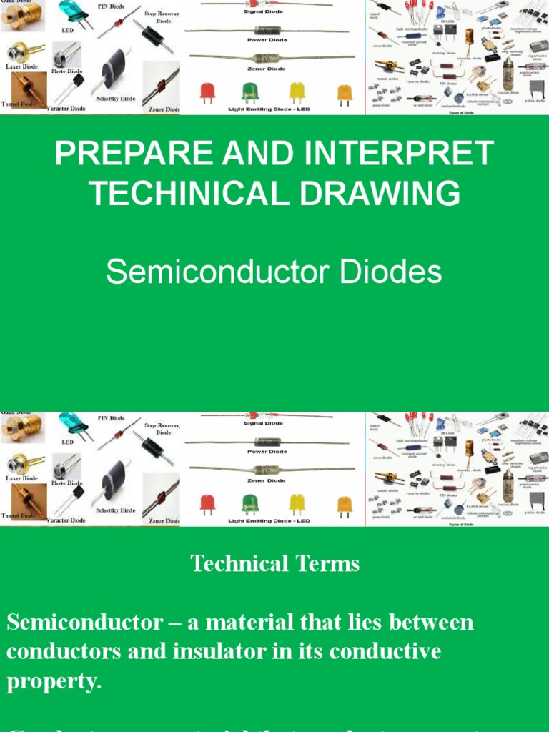 Prepare and Interpret Techinical Drawing: Semiconductor Diodes | PDF ...