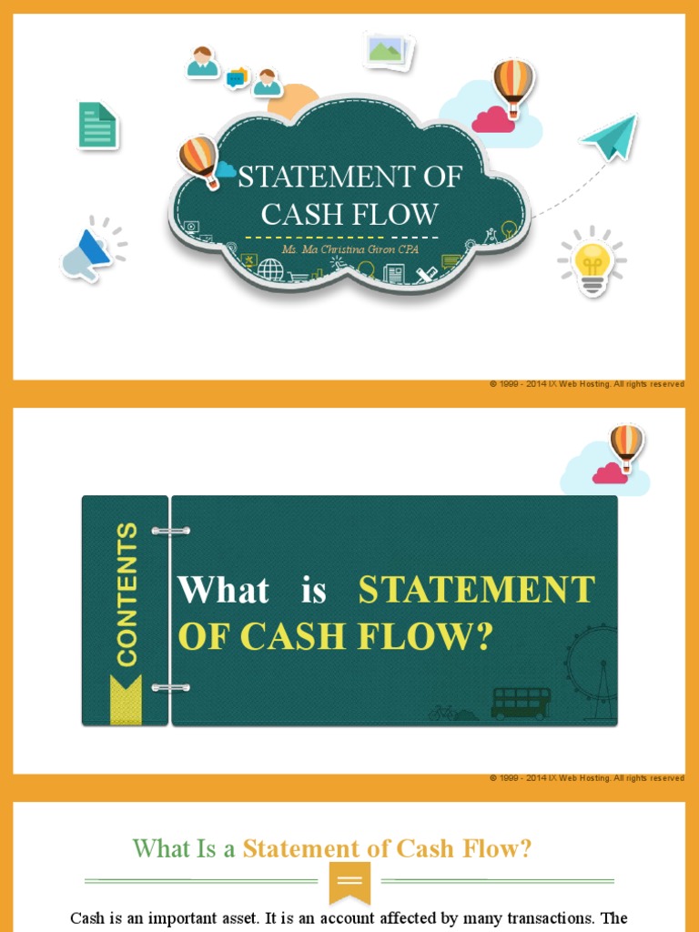 FABM 2-Statement of Cash Flow | PDF | Cash Flow Statement | Debits And ...