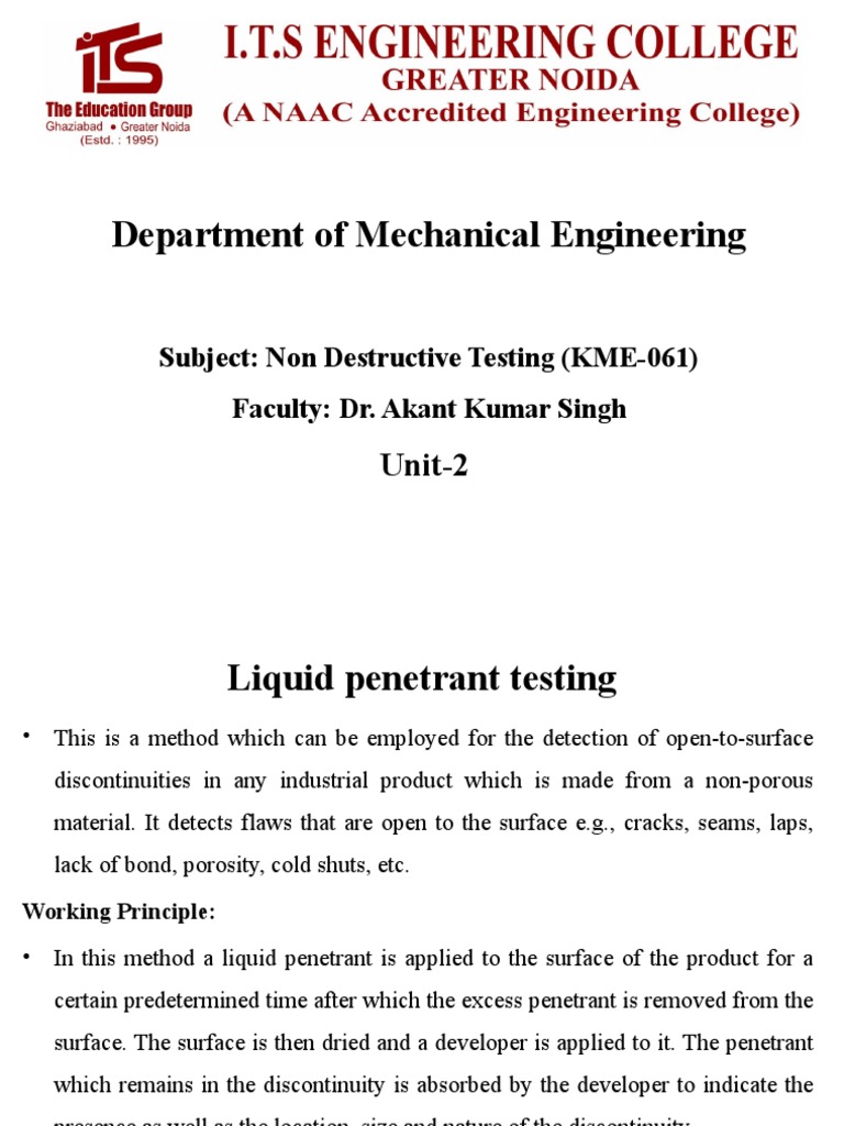 Department of Mechanical Engineering: Unit-2 | PDF | Magnet | Magnetic Field
