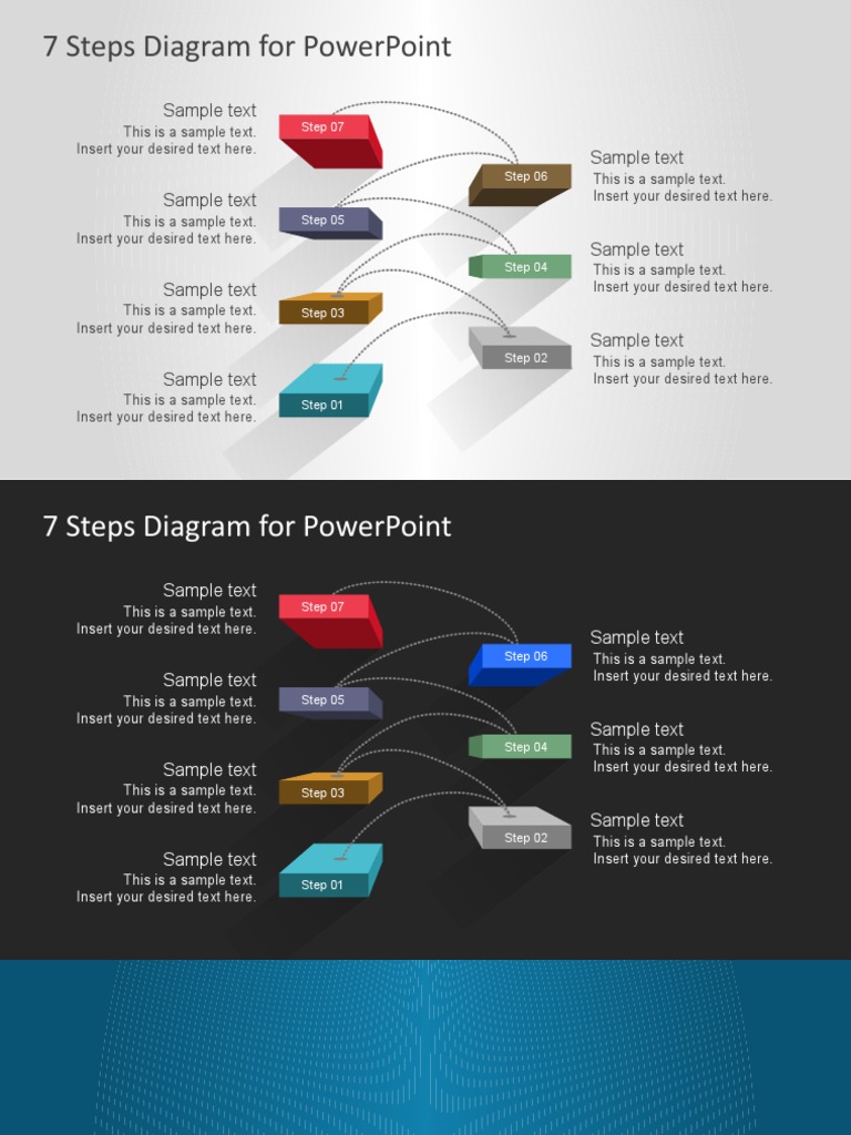 7199 01 7 Steps Diagram For Powerpoint | PDF