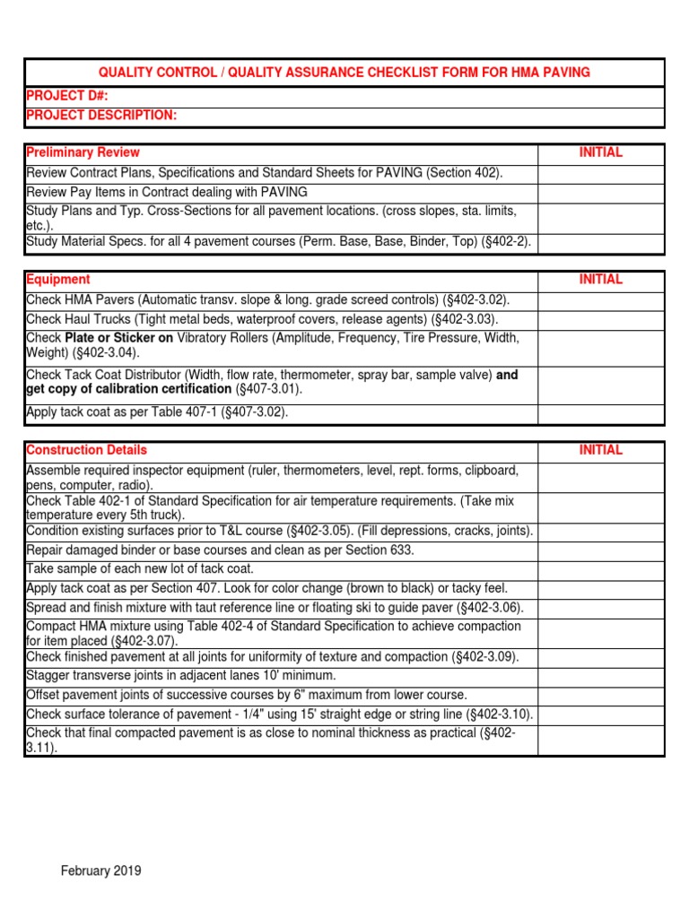 Ensuring Quality Through Thorough Planning and Inspection: A Quality ...
