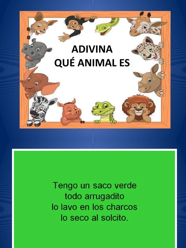 Adivinanzas de Animales | PDF