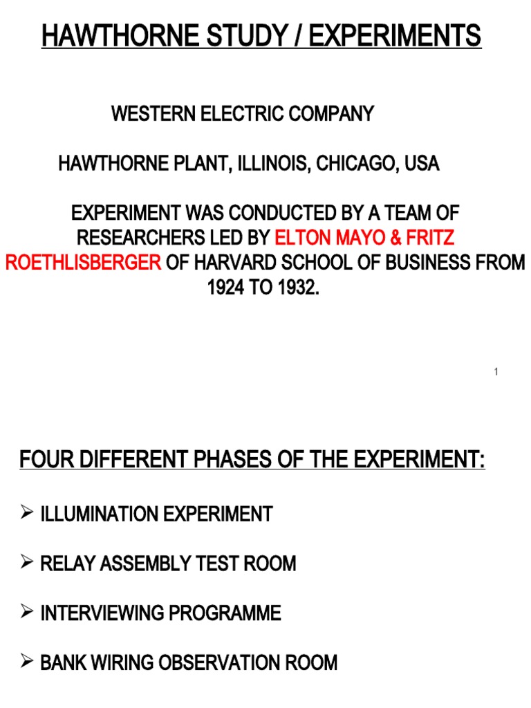 Insights from the Hawthorne Studies | PDF | Experiment | Human Nature