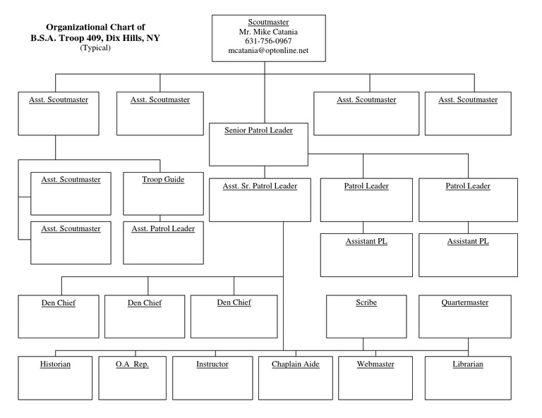 Troop 409 Leadership Structure | PDF
