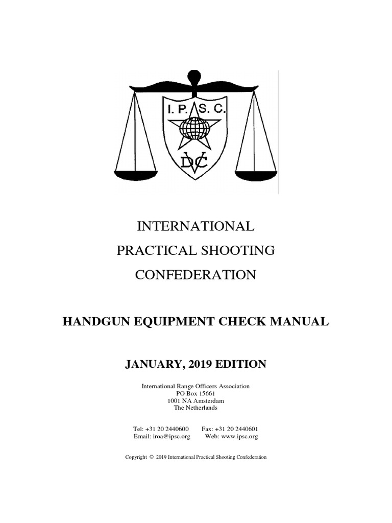 International Practical Shooting Confederation: Handgun Equipment Check ...