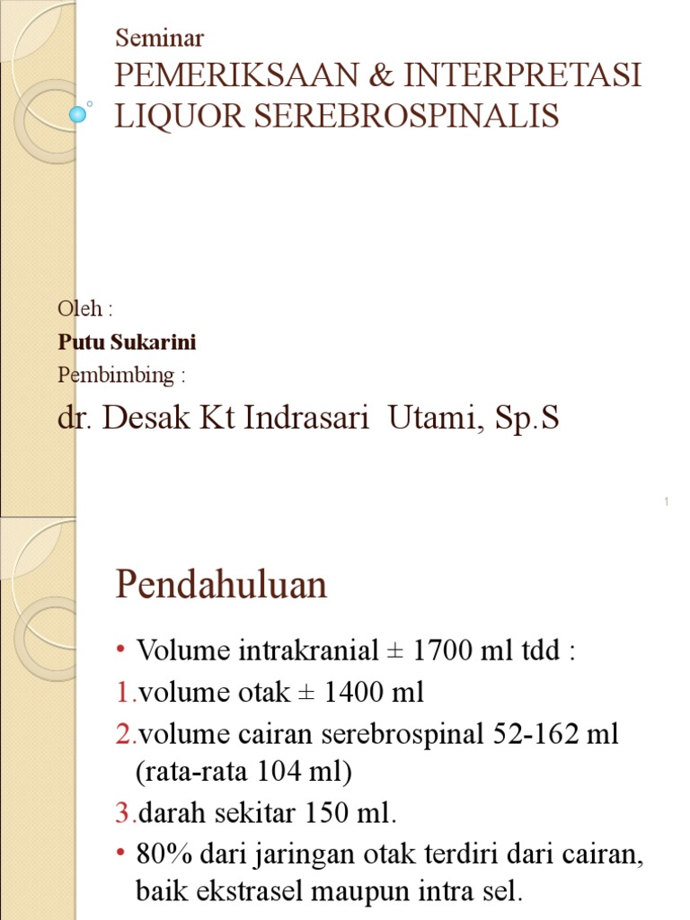 Pemeriksaan Interpretasi LCS | PDF