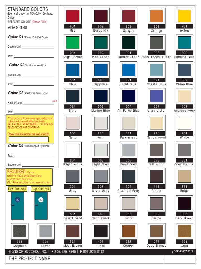 UPDATED-2019 Romark Color Selector | PDF | Grey | Blue