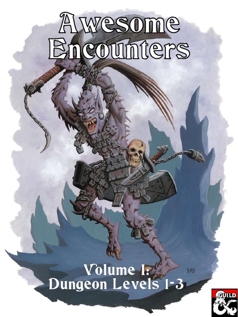 Awesome Encounters, Vol 1 - Dungeon Levels 1-3 | PDF | Dungeons ...