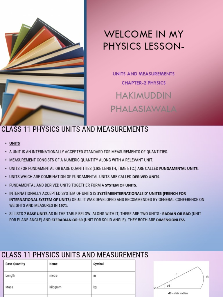 Physics Units and Measurements Guide | PDF | Significant Figures ...