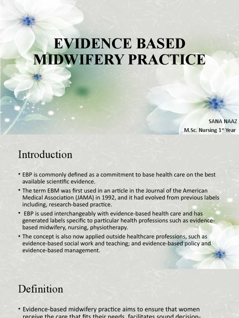 Evidence Based Midwifery Practice | PDF